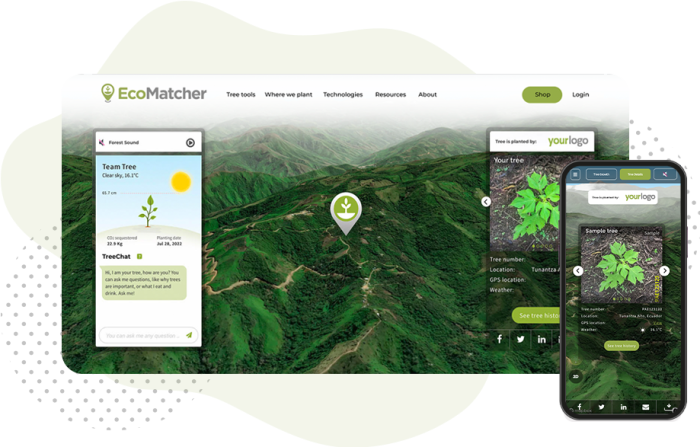 Tree Certificate TreeManager Tool - EcoMatcher